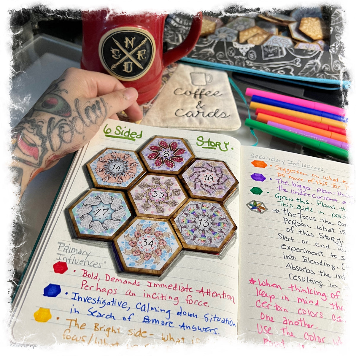 Color Wheel Tarot Casting, an exploration by Jamie Sawyer| JamieSawyer336